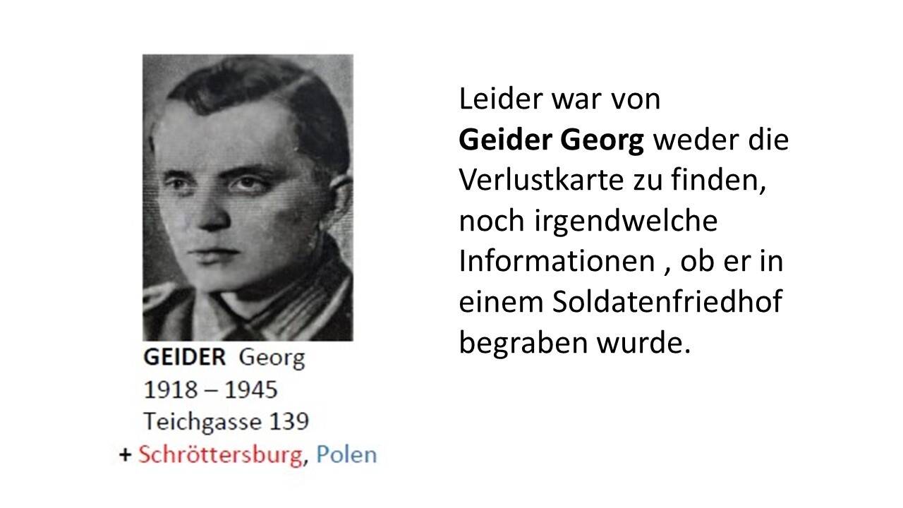 Geider Georg 1918-1945